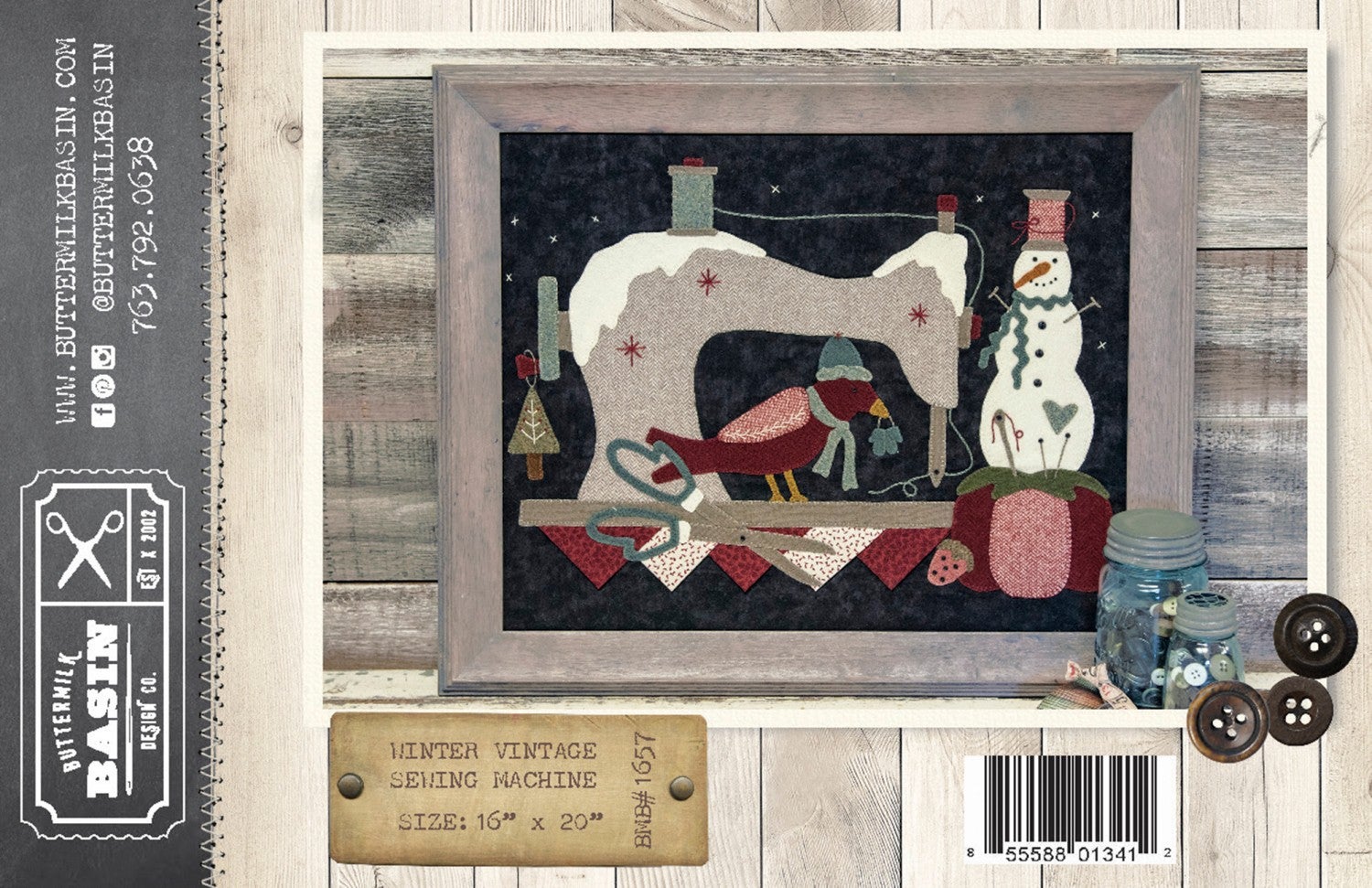 Winter Vintage Sewing Machine by Buttermilk Basin | Wool Haus